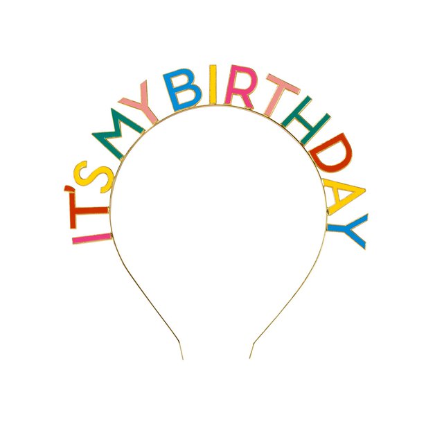 Rainbow 'It's My Birthday' Headband – Party Delights Wondergroup