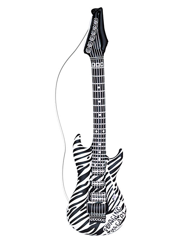 Inflatable Zebra Guitar - 105cm – Party Delights Wondergroup