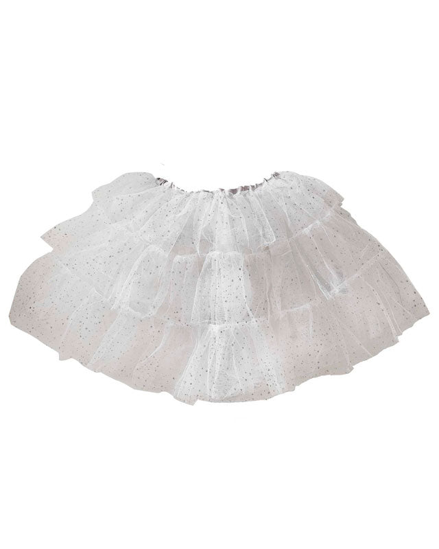 Starlight Silver & White Tutu - 5-7 Years – Party Delights Wondergroup