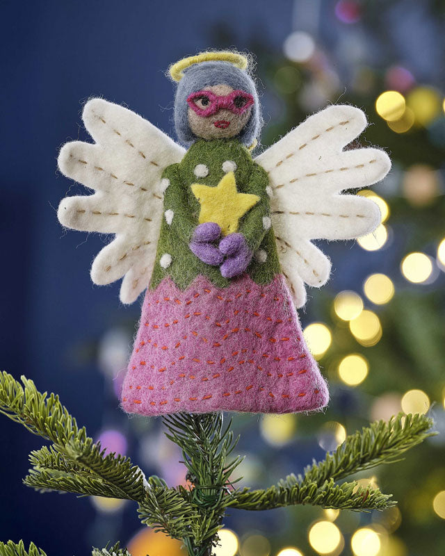 Angel Felt Tree Topper – Party Delights Wondergroup