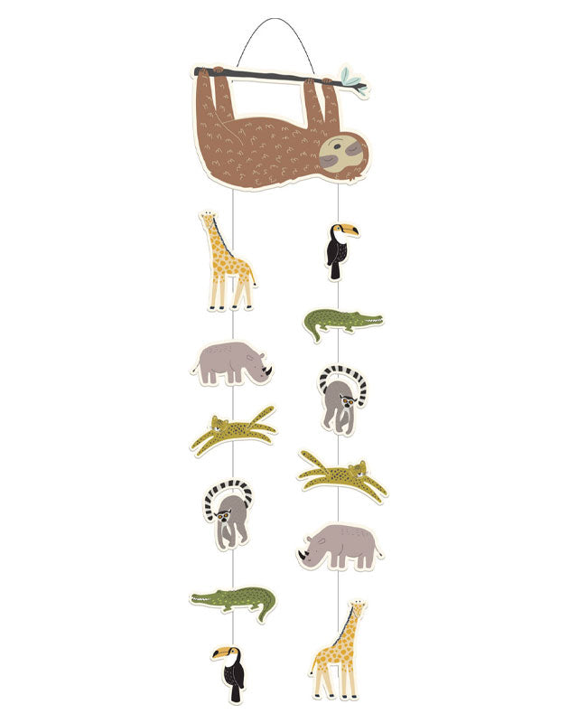 Zoo Party Paper Hanging Decoration - 30cm x 85cm – Party Delights ...
