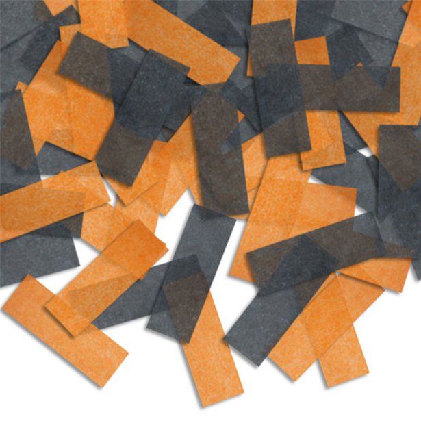 Piñata Tissue Paper Confetti - Orange and Black (4g pack) – Party ...