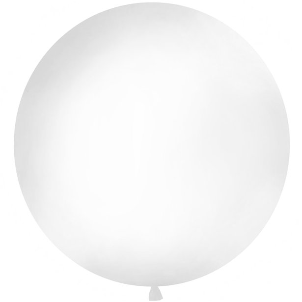 White Giant Latex Balloon - 1m – Party Delights Wondergroup