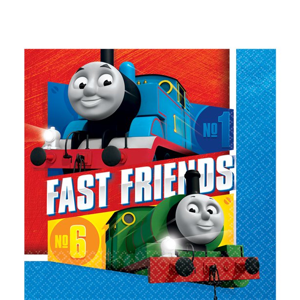 Thomas the Tank Engine Napkins - 33cm (16pk) – Party Delights Wondergroup