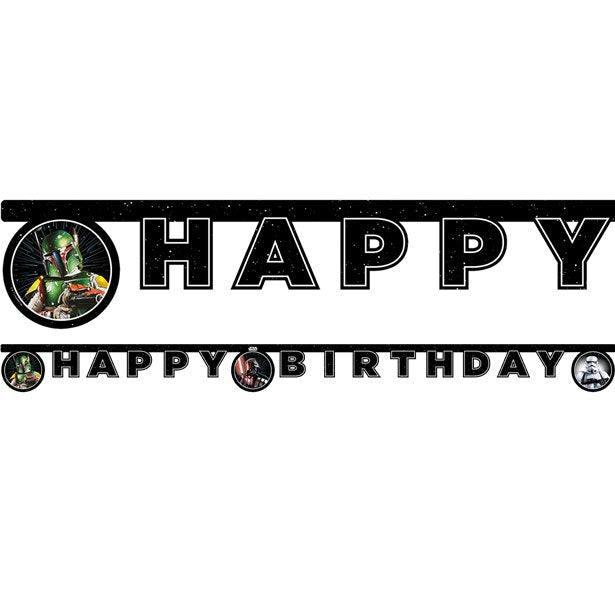 Star Wars Galaxy Letter Banner - 2m – Party Delights Wondergroup