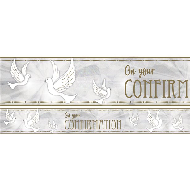 Confirmation Dove Paper Banners - 1m (3pk) – Party Delights Wondergroup