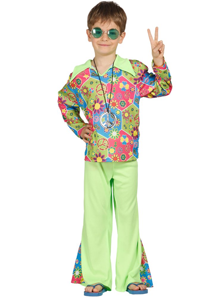 Colourful Hippie Boy - Child Costume – Party Delights Wondergroup