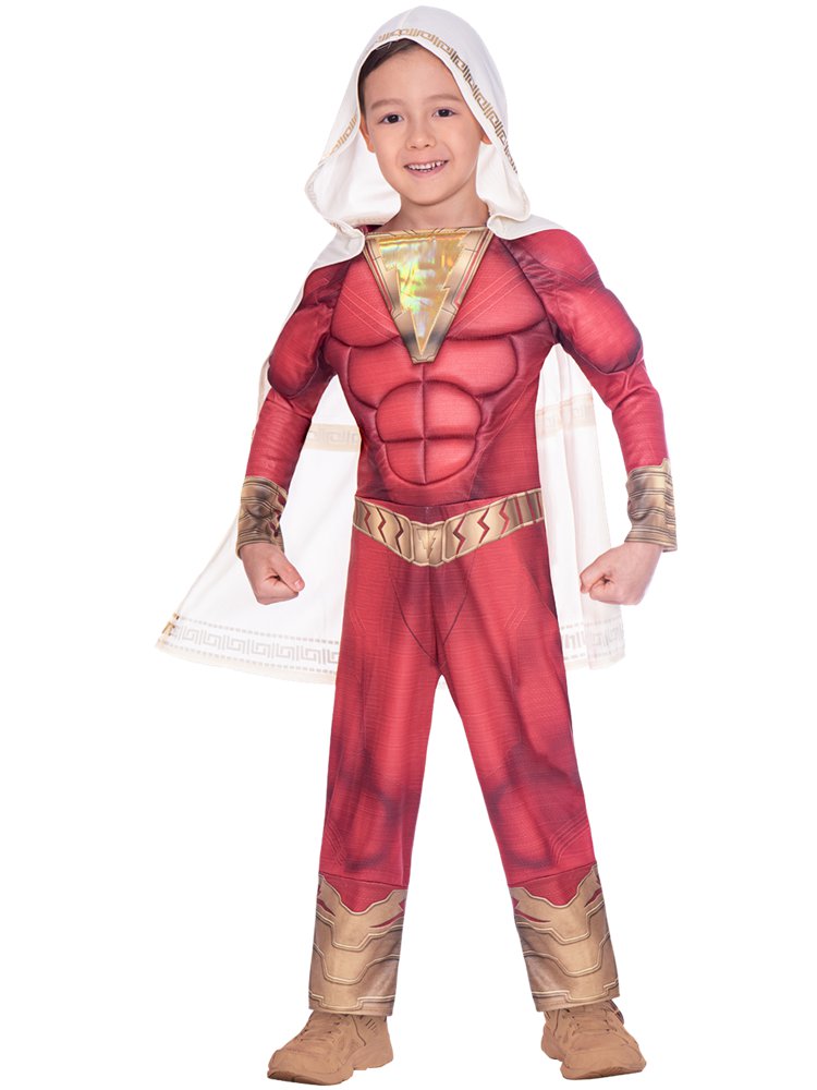 Shazam Muscle Chest - Child Costume – Party Delights Wondergroup