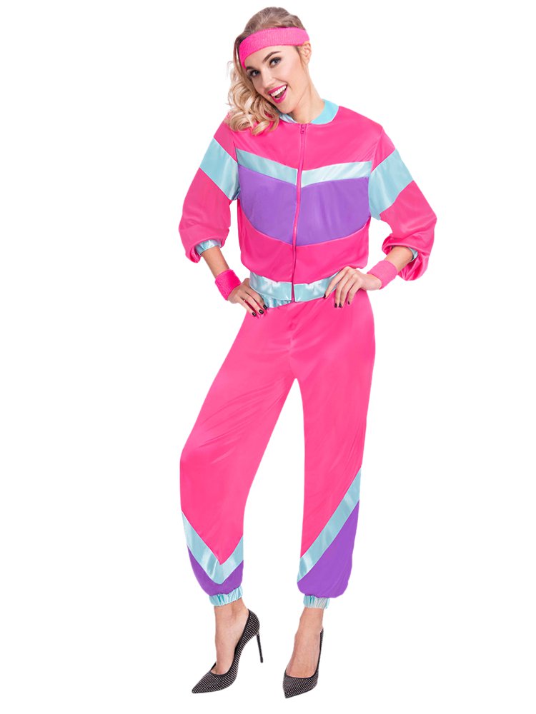 80s Bright Shell Suit - Adult Costume – Party Delights Wondergroup