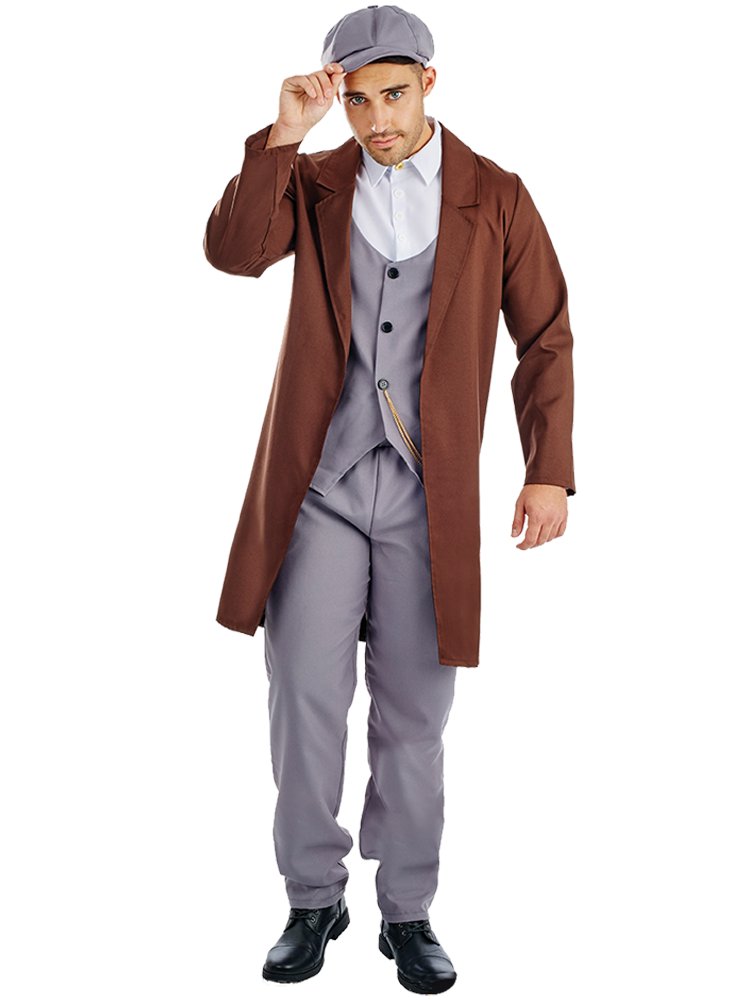 Peaked Cap Gangster - Adult Costume – Party Delights Wondergroup