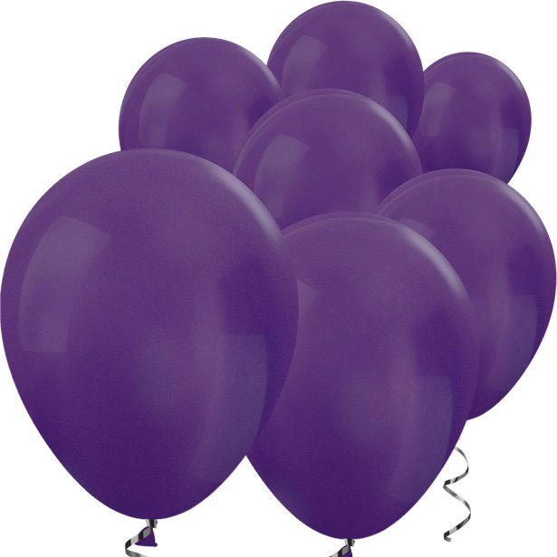 Violet Metallic Mini Balloons - 5" Latex Balloons (100pk) – Party ...