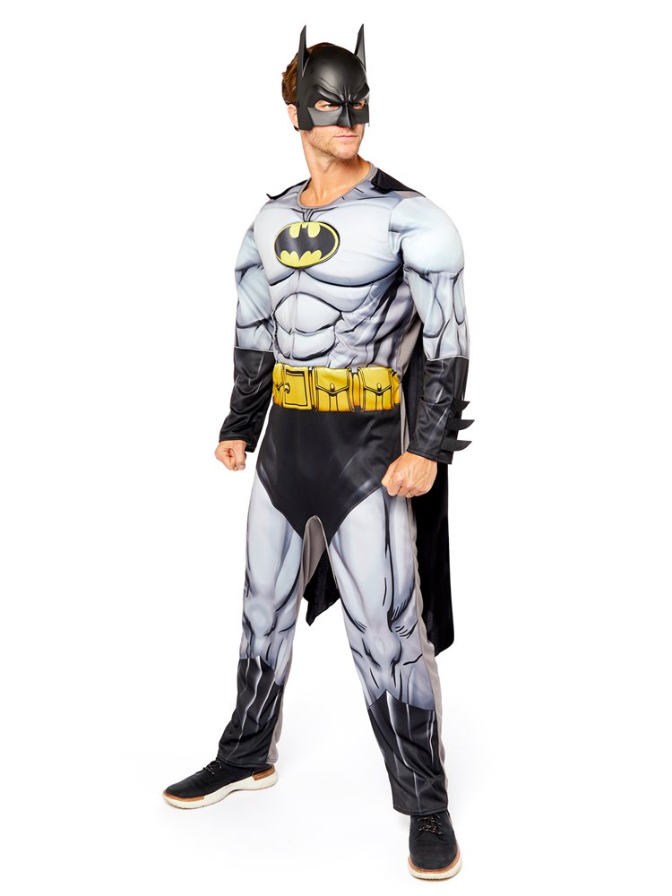 Classic Batman Muscle Chest - Adult Costume – Party Delights Wondergroup