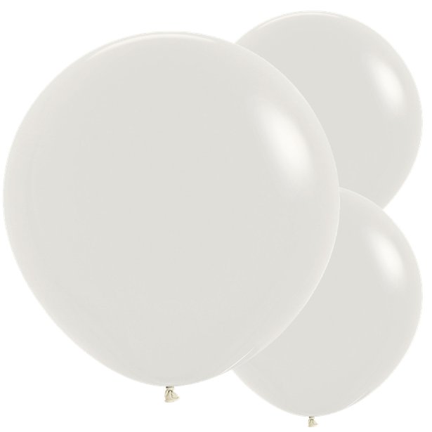 Pastel Dusk Cream Balloons - 24" Latex (3pk) – Party Delights Wondergroup