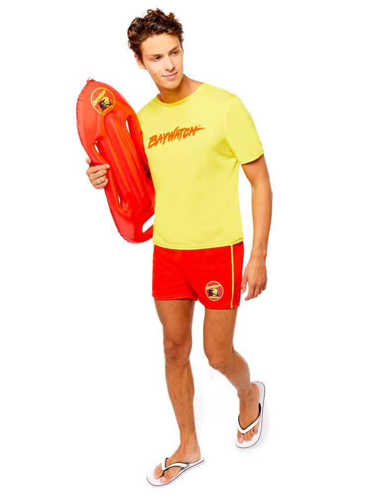 Baywatch Beach Lifeguard - Adult Costume – Party Delights Wondergroup
