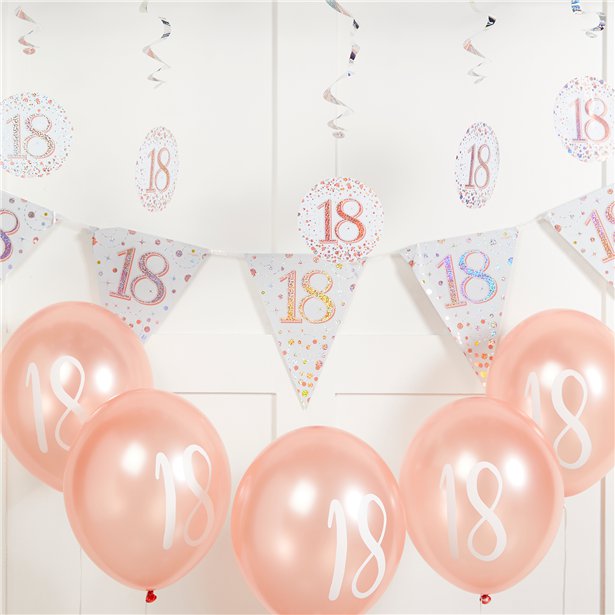 Sparkling Fizz 18th Birthday Decorating Kit - Value – Party Delights ...