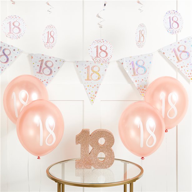 Sparkling Fizz 18th Birthday Decorating Kit - Deluxe – Party Delights ...