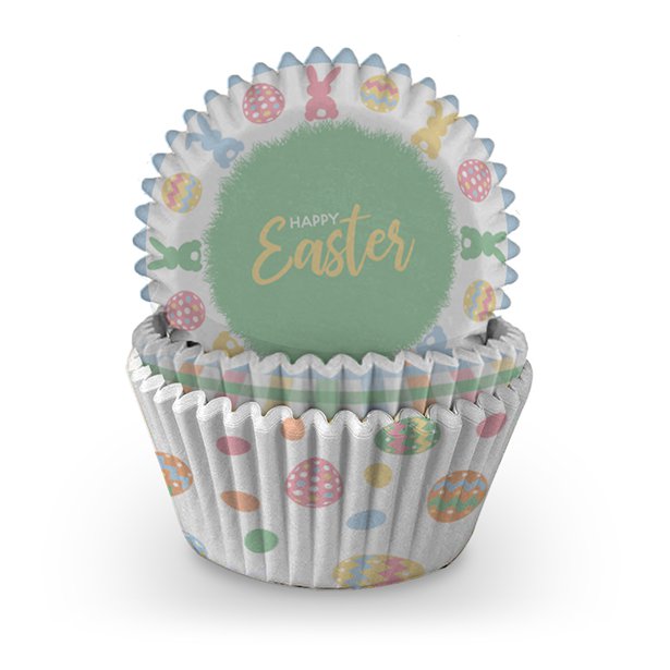 Happy Easter Cupcake Cases (75pk) – Party Delights Wondergroup