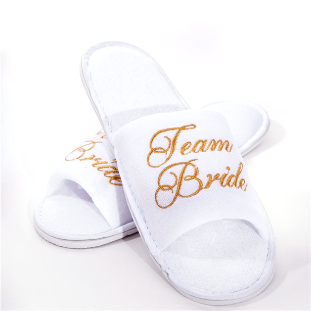 Team Bride Spa Slippers – Party Delights Wondergroup