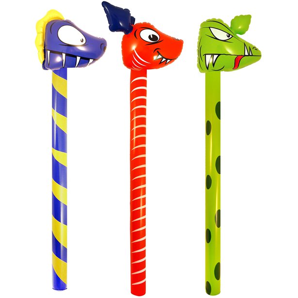 Inflatable Dinosaur Stick - 118cm – Party Delights Wondergroup