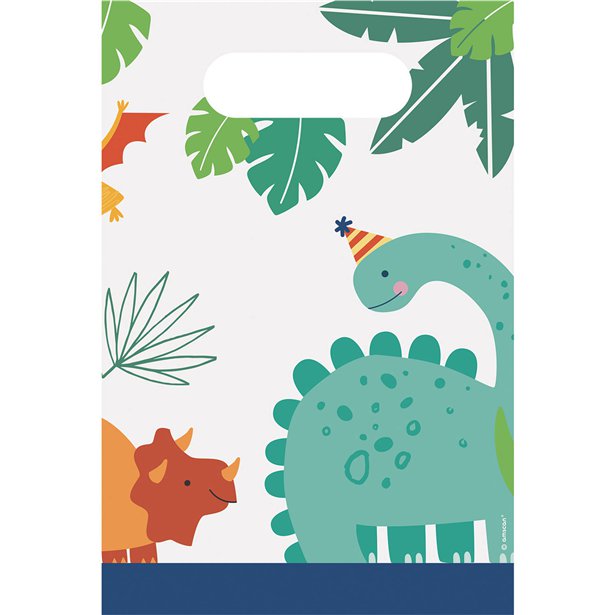 Dino-Mite Paper Party Bags (8pk) – Party Delights Wondergroup