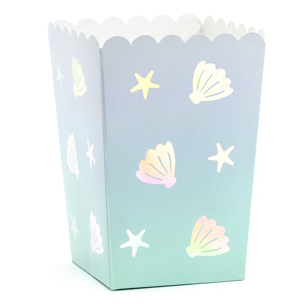 Narwhal Shell Popcorn Boxes - 12.5cm (6pk) – Party Delights Wondergroup