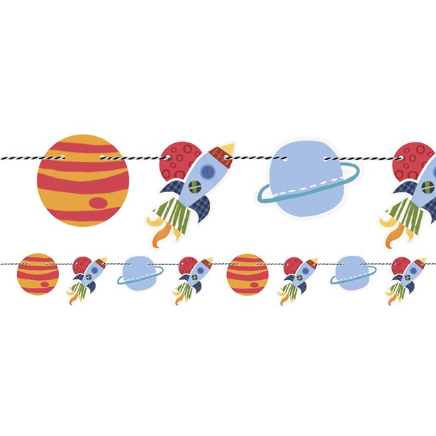 Outer Space Paper Banner - 1.5m – Party Delights Wondergroup