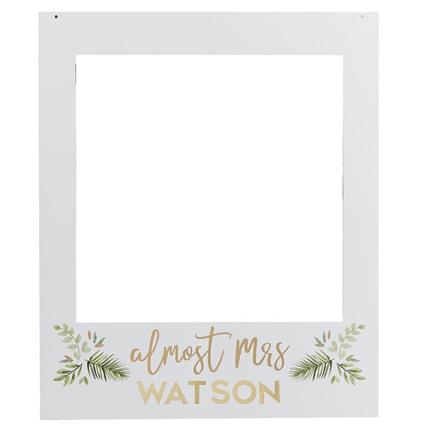 Botanical Hen Party Customisable Giant Polaroid Frame - 72cm x 60cm ...
