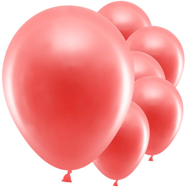 Red Metallic Balloons - 12" Latex (10pk) – Party Delights Wondergroup