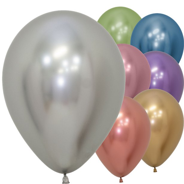 Assorted Reflex Balloons - 12" Latex (50pk) – Party Delights Wondergroup