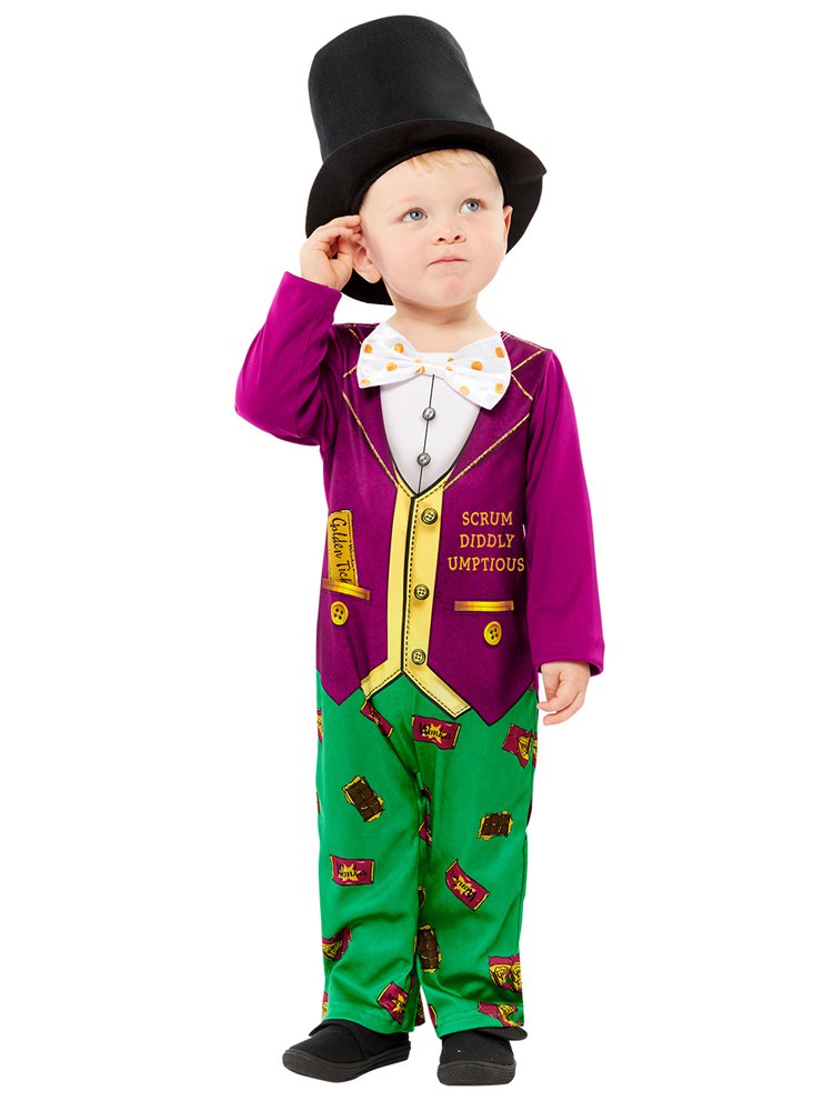Roald Dahl Willy Wonka - Baby and Toddler Costume – Party Delights ...