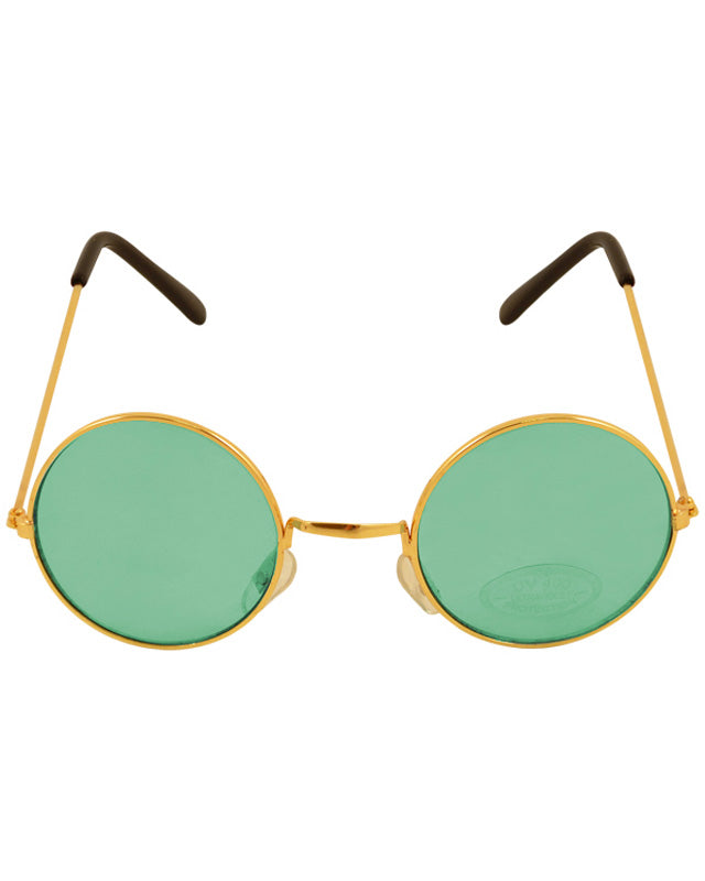 Green Round Glasses – Party Delights Wondergroup