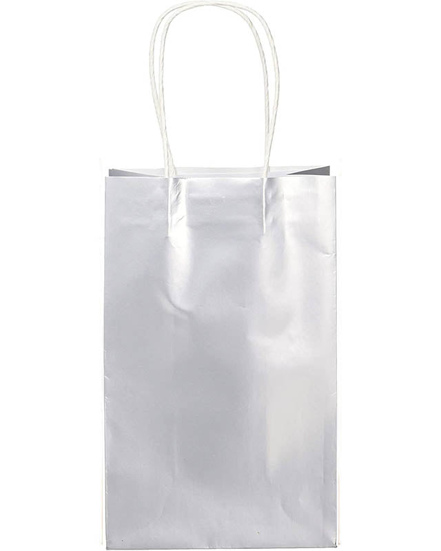 Silver Metallic Paper Loot Bags (8pk) – Party Delights Wondergroup