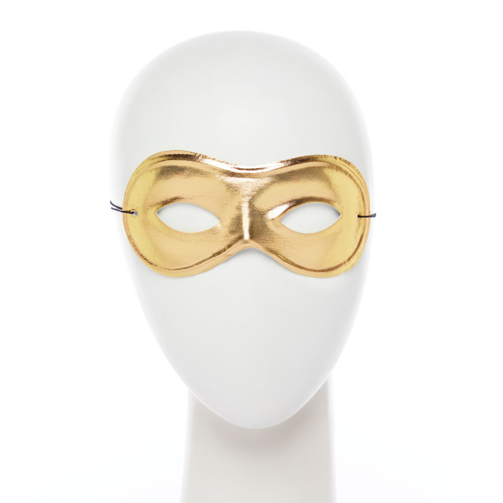 Gold Domino Masquerade Mask – Party Delights Wondergroup
