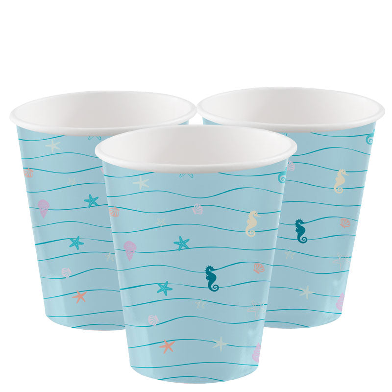 Mermaid Tales Paper Cups - 250ml (8pk) – Party Delights Wondergroup