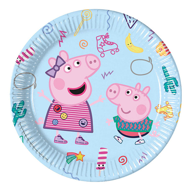 Peppa Pig Next Generation Paper Plates 23cm (8pk) – Party Delights ...