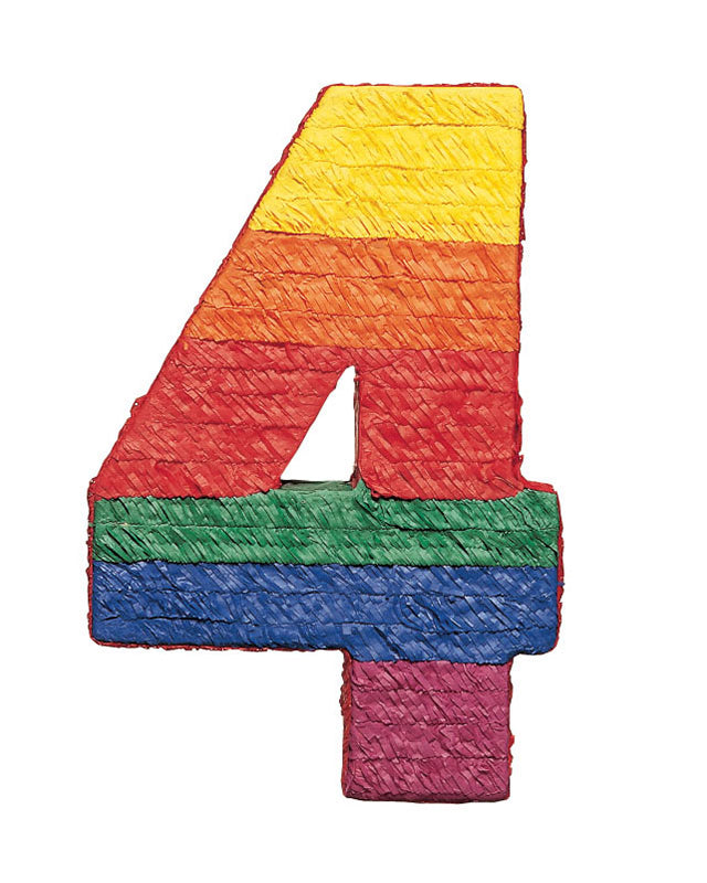 Number 4 PiÃ±ata – Party Delights Wondergroup