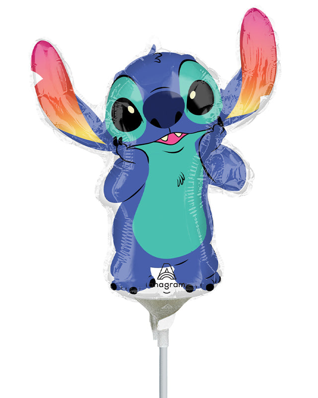 Disney Stitch Party Mini Air-Filled Foil Balloon - 9" – Party Delights ...