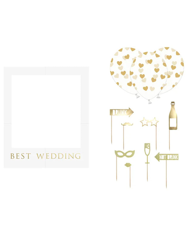 Best Wedding Selfie Photo Booth Frame Kit – Party Delights Wondergroup