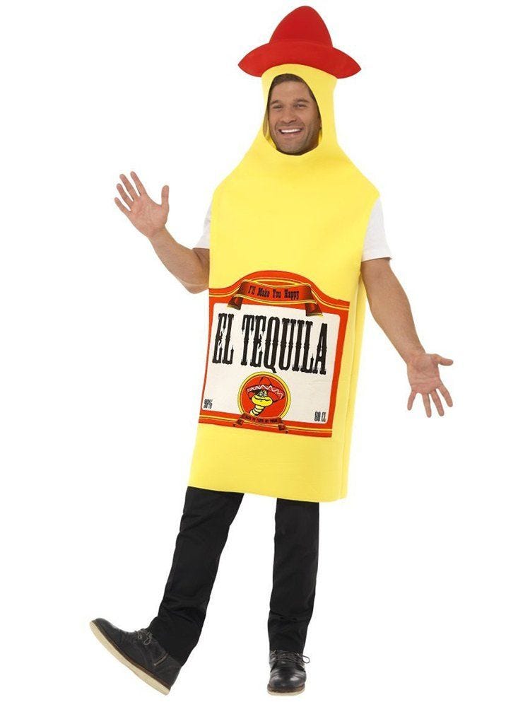 Tequila Bottle Adult Costume Party Delights